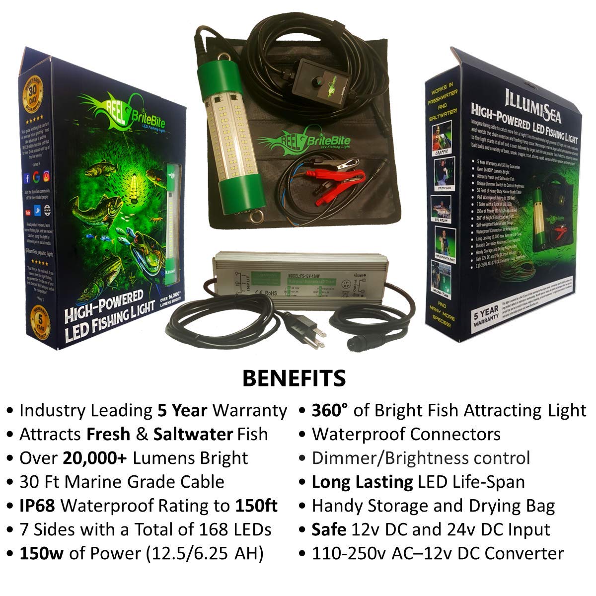 18 Of The Best Underwater Fishing Lights - Fishing Light Attractants 2021